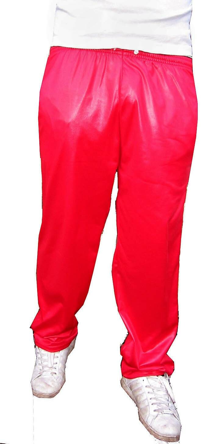 MENS WET LOOK SHINY SPORT TROUSERS TRACKSUIT TRACKIES SWEAT PANTS S ...