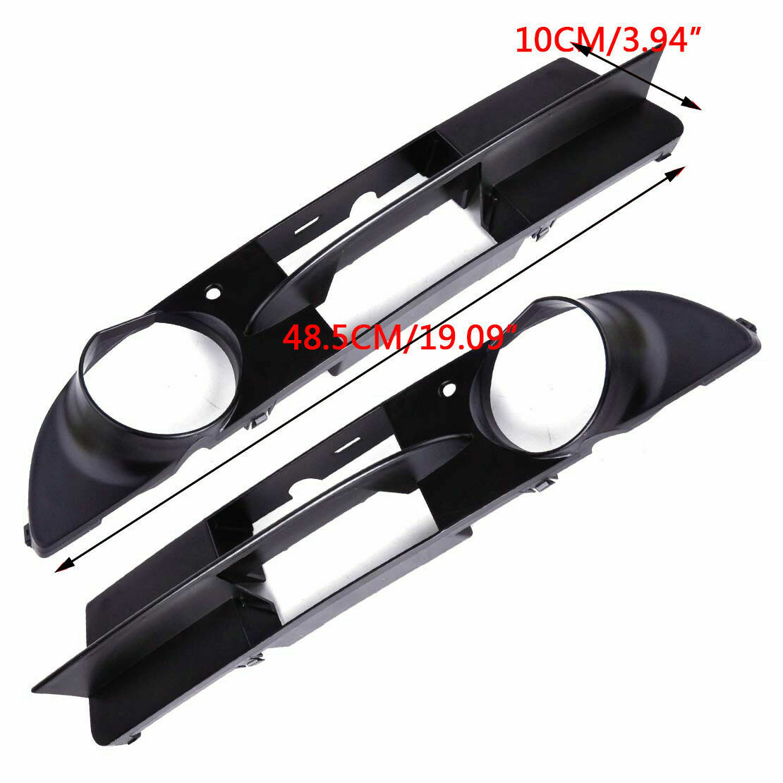 51117049243 2x Front Bumper Fog Light Lamp Grille For BMW E60 E61 525i ...