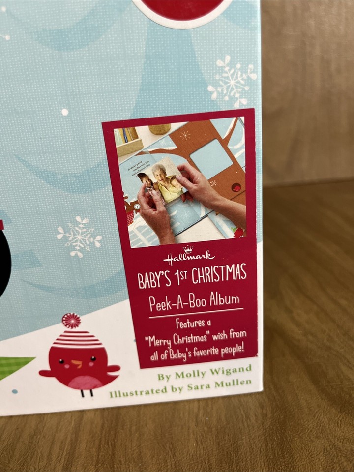 Hallmark Peek A Boo Album Book Merry Christmas Baby’s First Christmas ...