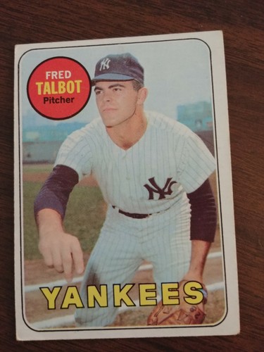 Fred Talbot #332 Topps 1969 Baseball Card (New York Yankees) VG-EX | eBay