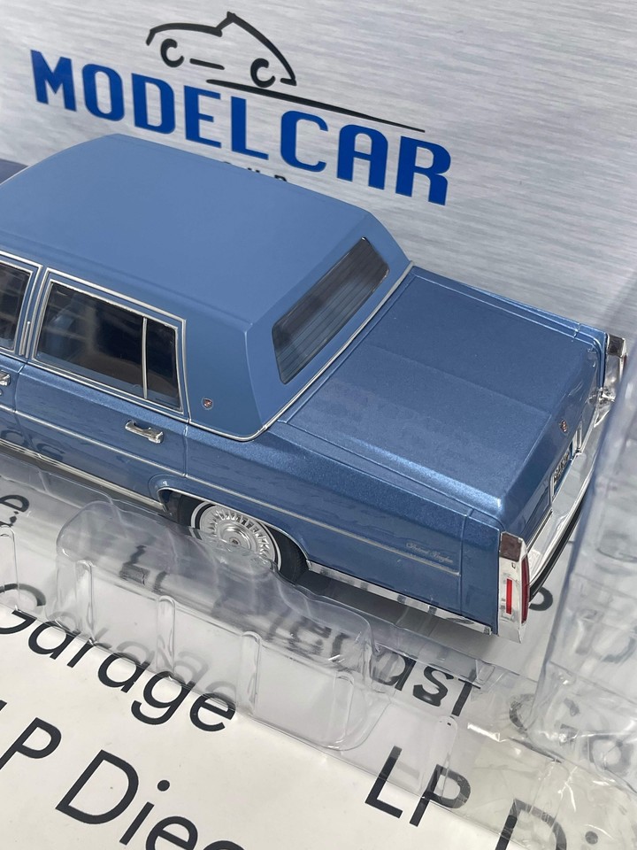 MCG Model Car Group 1982 Cadillac Fleetwood Brougham Blue 1:18 Diecast ...