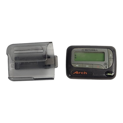 Vintage Motorola Advisor Black Pager Beeper with Clip Arch Wireless ...