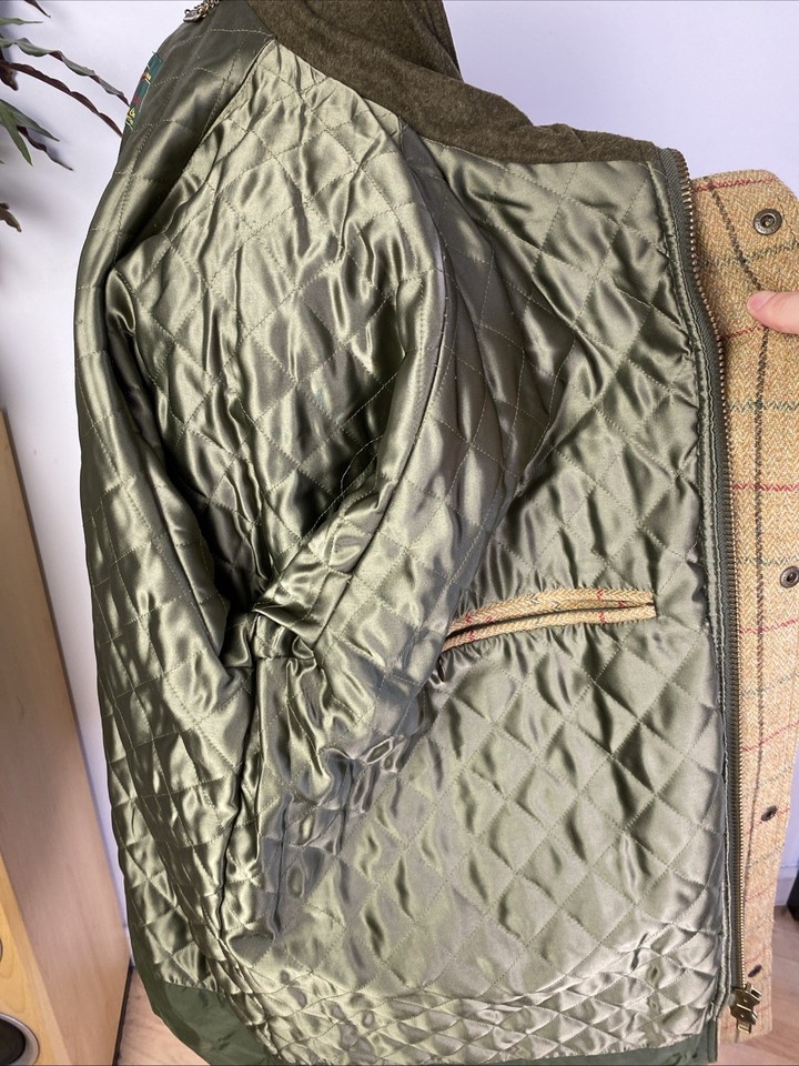 CHRYSALIS Men’s Chiltern Tweed FIELD COAT Jacket (XL) Hunting Country ...