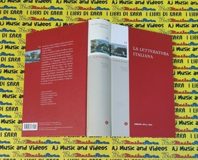 Book libro LA LETTERATURA ITALIANA 11 settecento CORRIERE DELLA SERA ...
