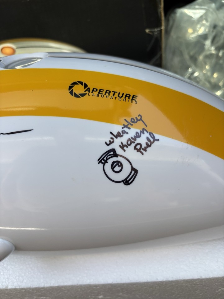 Neca Aperture Science Portal Gun Custom Kit Open Box Signed Rare! | eBay