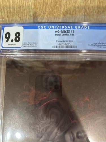 WORLDTR33 #1 * NM+ Slan SRISUWAN VIRGIN W0RLDTR33 Comic Cgc 9.8 Graded ...