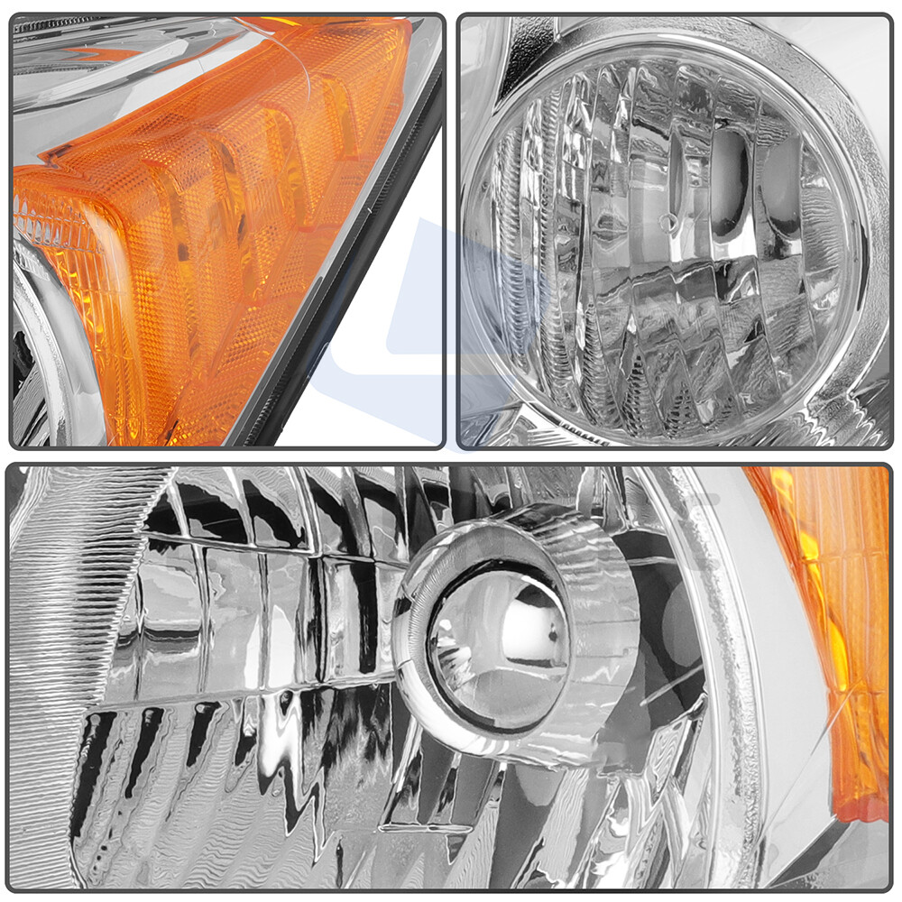 Fits 2007-2011 Honda CR-V Front Headlights Assembly Pair Left Right ...