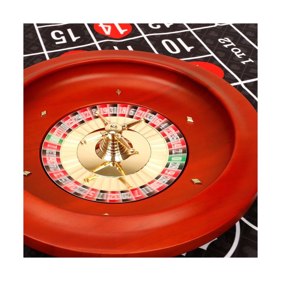 11 inch Roulette Wheel Set for Adults, with Layout Felt, 100 ABS Chips ...