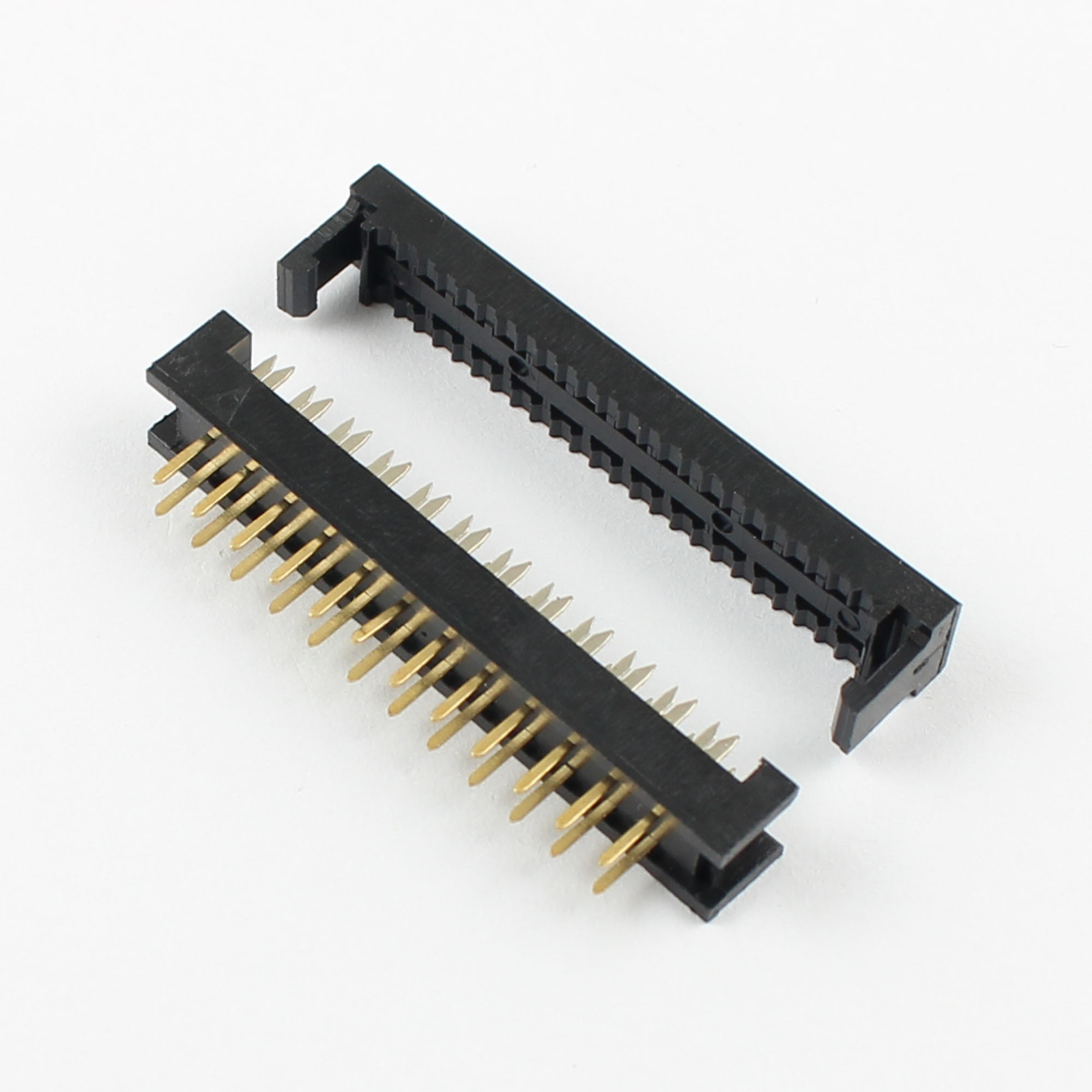 10Pcs 2.54mm 2x12 Pin 24 Pin Male Header IDC Ribbon Cable Transition ...