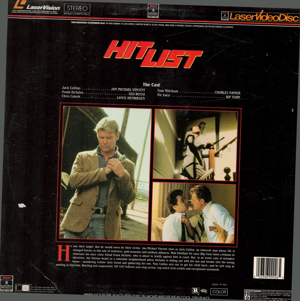 Hit List (1988) Laserdisc *UNICORN RARE* | eBay