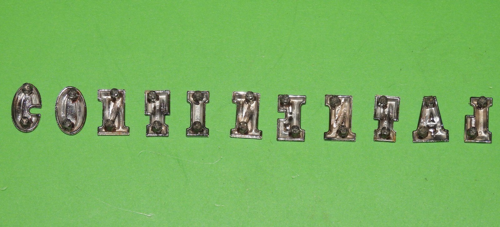 1977 1978 1979 LINCOLN MARK V OEM TRUNK CONTINENTAL SCRIPT LETTERS ...