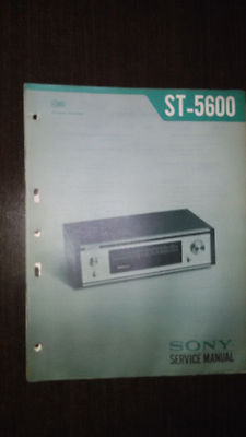 Sony st-5600 Service Manual schematic Original repair book stereo tuner ...