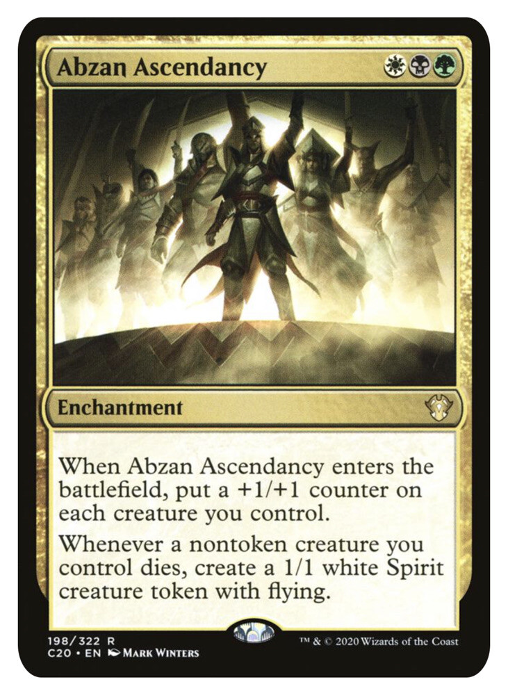 MTG Abzan Ascendancy Commander 2020 198/3322 Regular Rare for sale ...