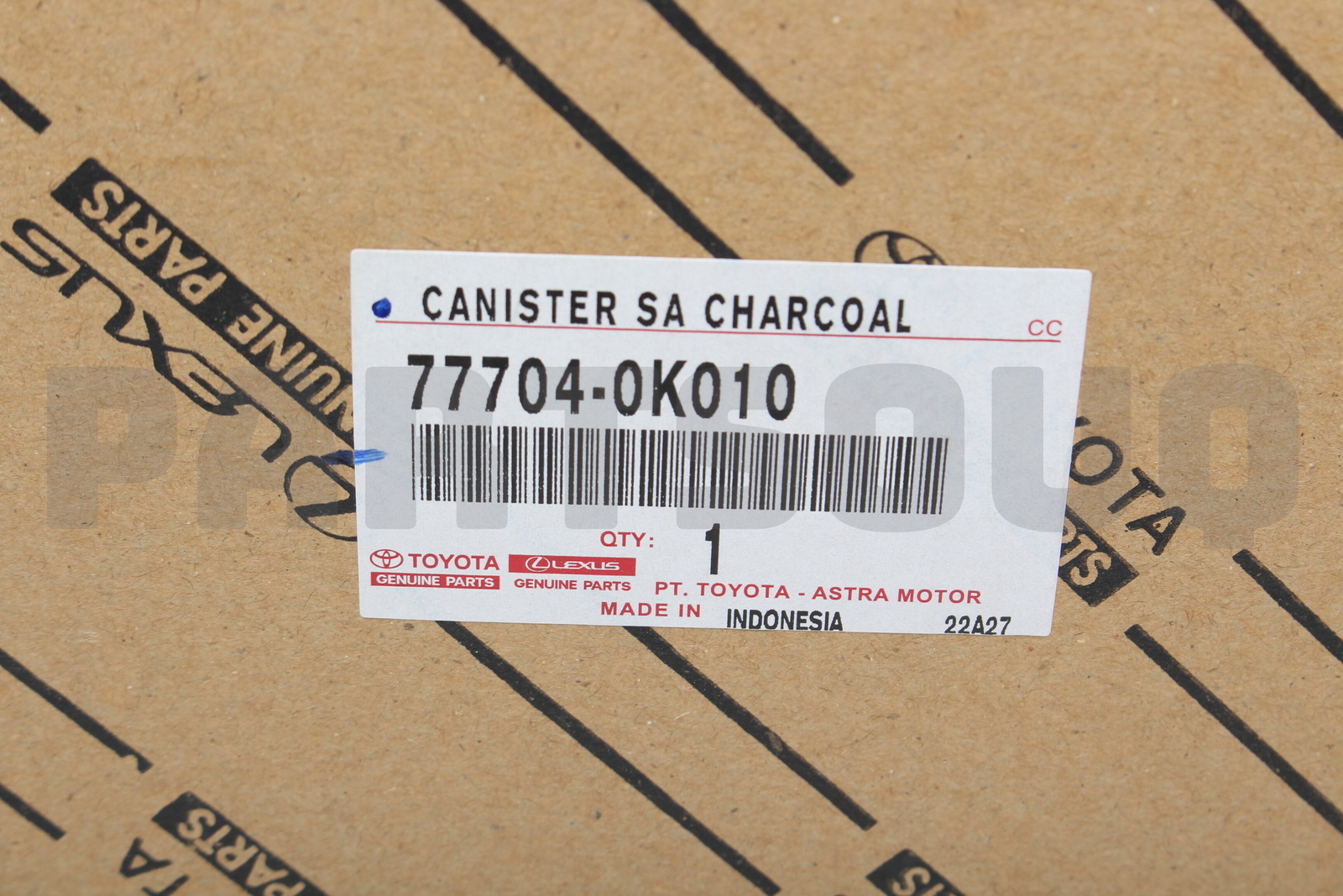 777040K010 Genuine Toyota CANISTER ASSY, CHARCOAL 77704-0K010 | eBay