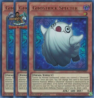 Yugioh! 3x Ghostrick Specter GFP2-EN065 Ultra Rare 1st Ed NM | eBay