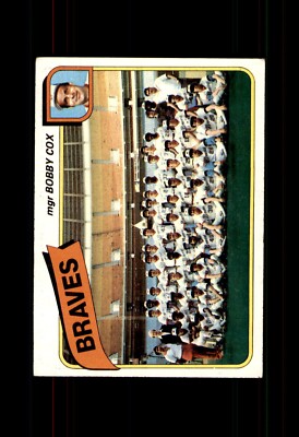 1980 TOPPS BASEBALL #192 BRAVES TEAM CHECKLIST | eBay