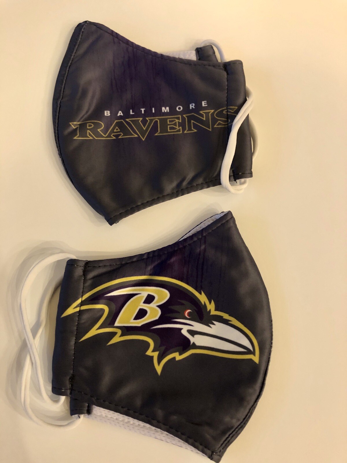 Brand new Face Mask Baltimore Ravens 3 layer w/ Fabric Filter. 2 mask ...