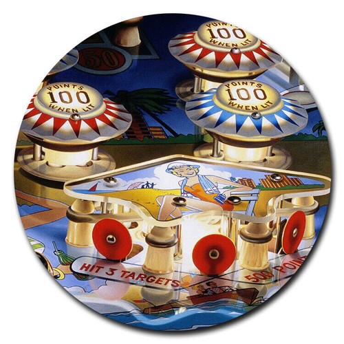 PINBALL GAME Pendant Charm On 20" 925 Sterling Silver Necklace Men ...