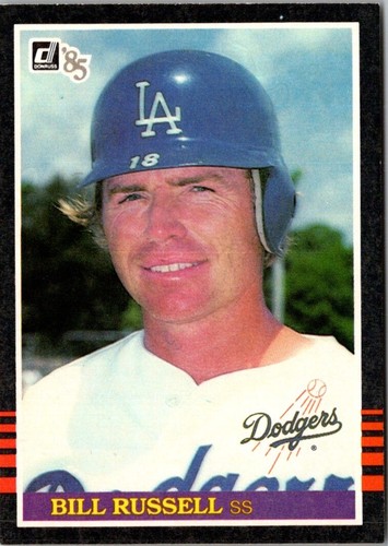 1985 Donruss Bill Russell #93 Los Angeles Dodgers Baseball Card | eBay