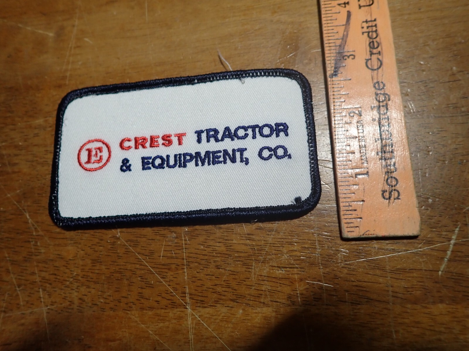 CREST TRACTOR @ EQUIPMENT LAWN TRACTOR FARMING PATCH BX K#24 | eBay
