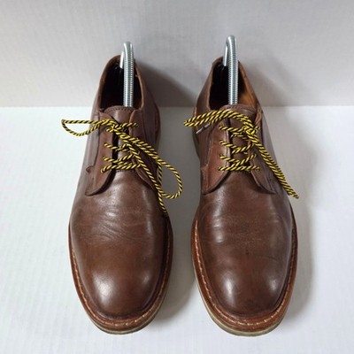 Allen Edmonds Shoes Mens 8E Wide Brown Leather Cove Drive Derby Oxfords ...