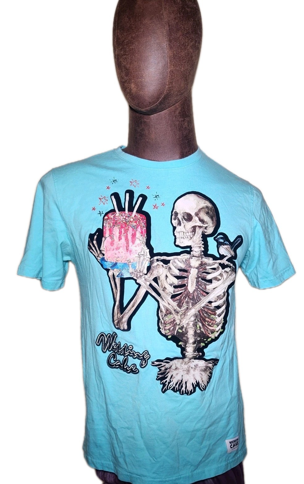 Wedding Cake Wake Bake & Cake Skeleton Graphic Print … - Gem