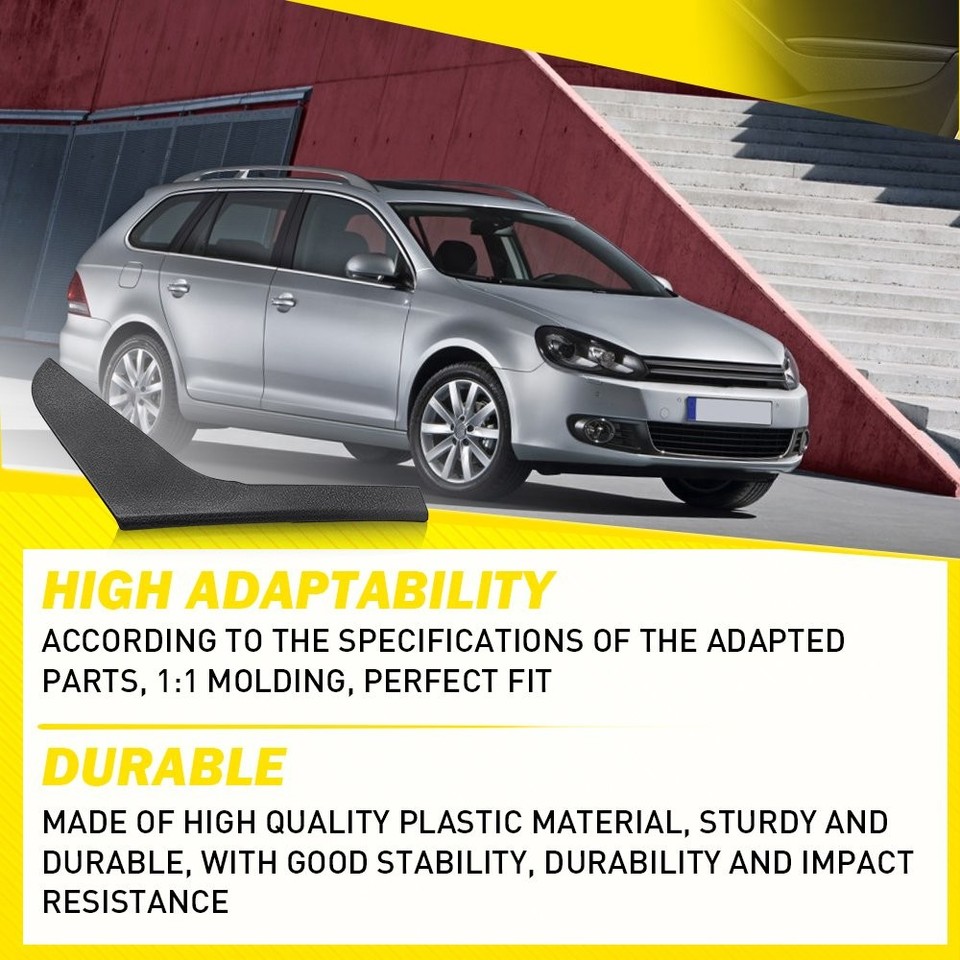 For VW Golf MK6 2010-2013 Black Inner Door Armrest Handle Cover Trim ...