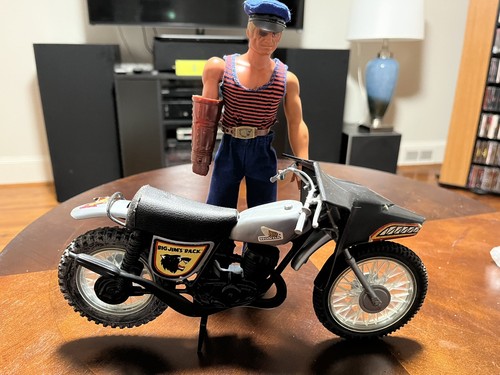 Big Jim Mattel Motocross Rugged Rider Motorcycle Wolfpack Honda Howler ...