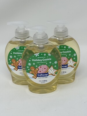3 Pack Softsoap Liquid Hand Soap - Sugar Cookie - Holiday Cookie - 7.5 ...