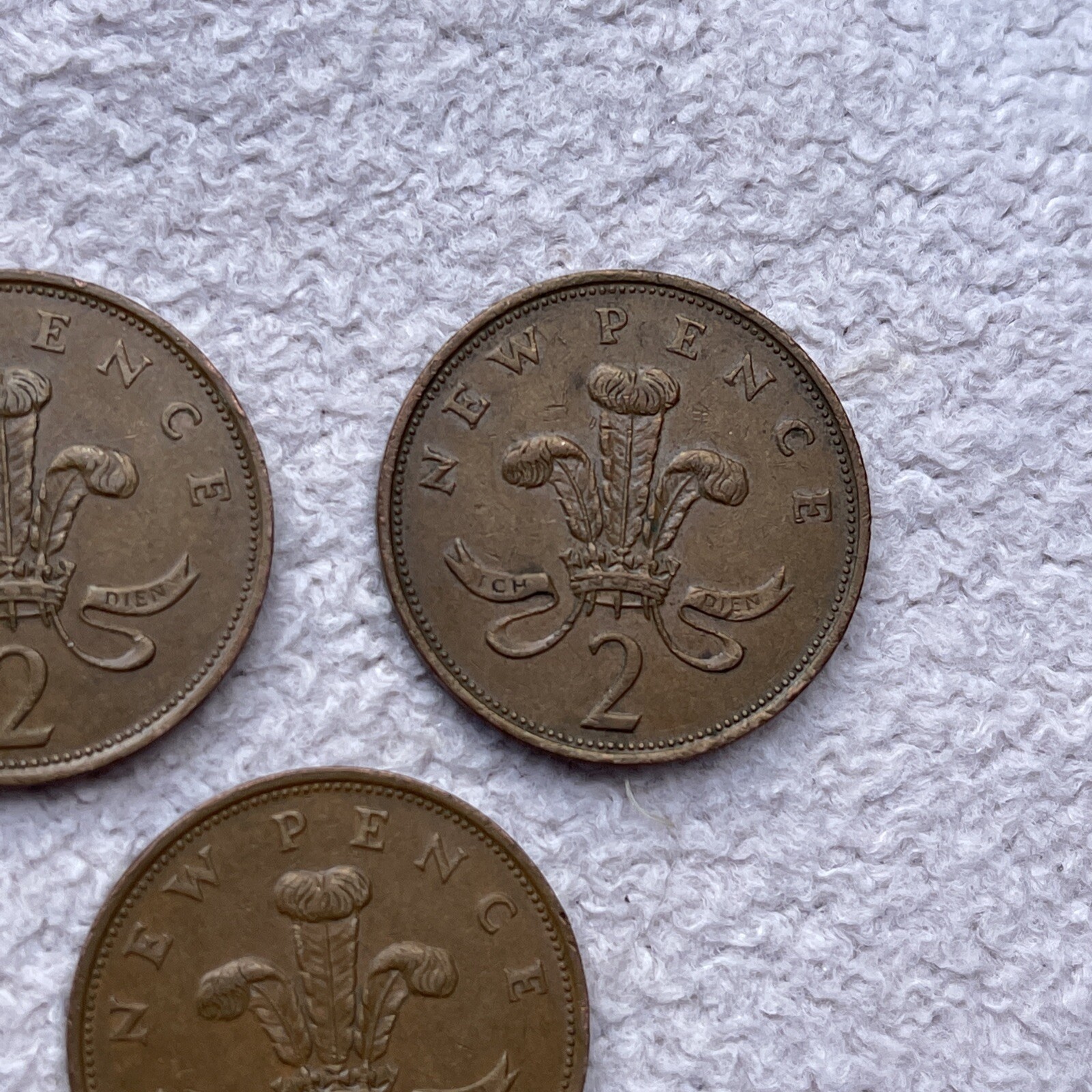 RARE 1980 New Pence 2p coin Good Condition Original Copper Coin ...