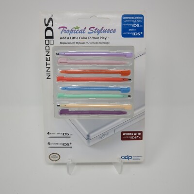 Nintendo DS Lite DSi Stylus Tropical Styluses 8 Pack OEM AUTHENTIC NEW ...