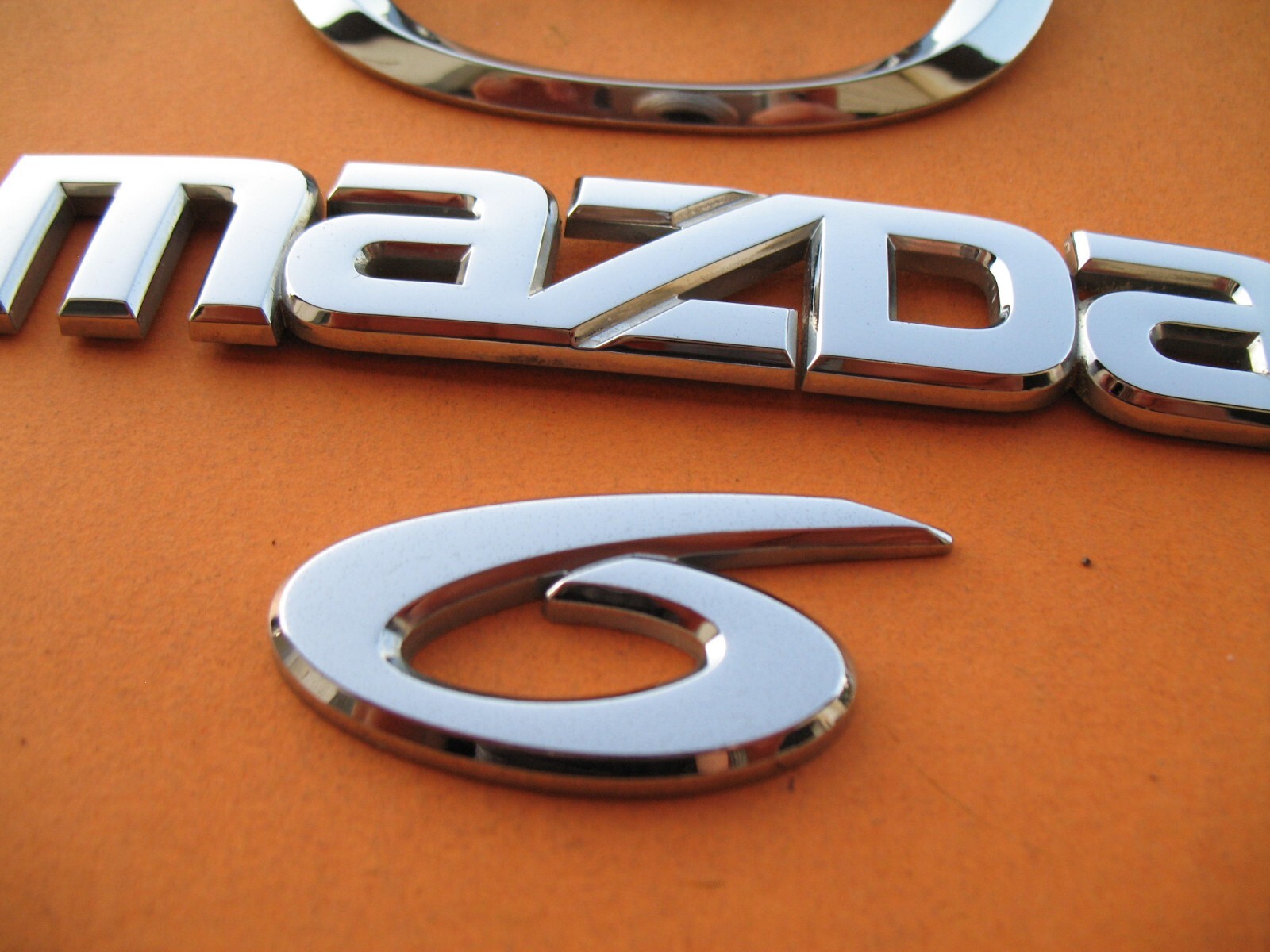 03 04 05 06 07 08 MAZDA 6 MAZDA6 SEDAN REAR EMBLEM LOGO BADGE SIGN ...