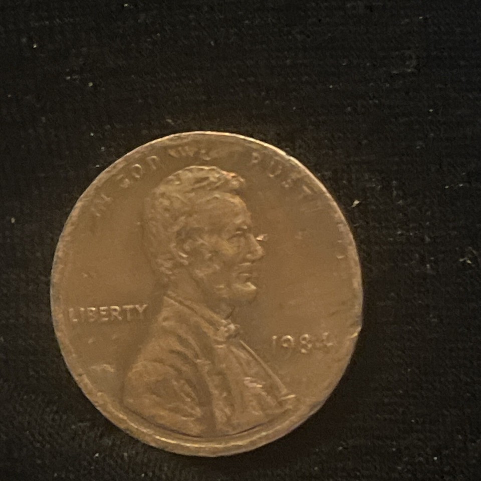 1984 Lincoln Memorial Cent Penny Doubled Ear DDO Ear Great Tone No Mint ...