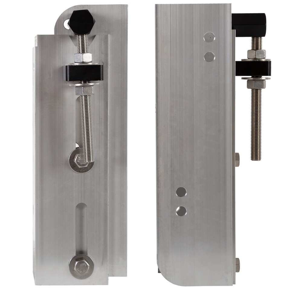 6" Set Back 4'' Adjustable Outboard Boat Motor Power Lift Jack Plate ...