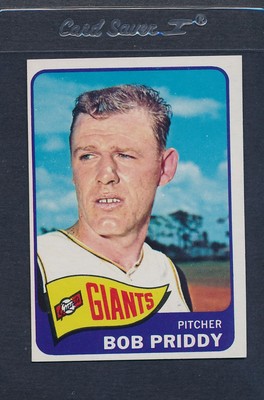 1965 Topps #482 Bob Priddy Giants EX *1612 | eBay