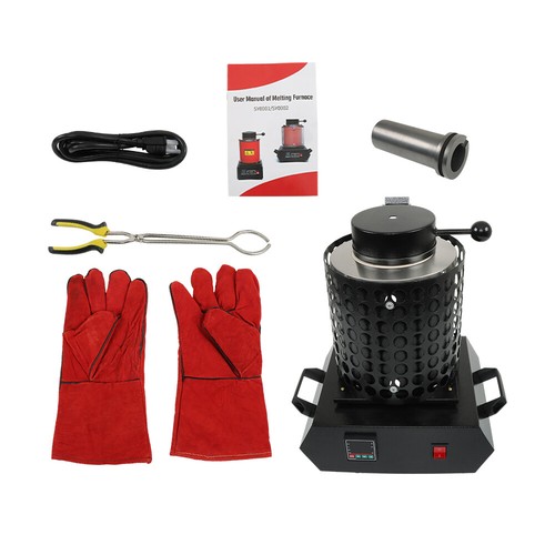 Metal Melting Furnace Forge Kit+Mesh 3KG Casting Furnace For Melt Scrap ...