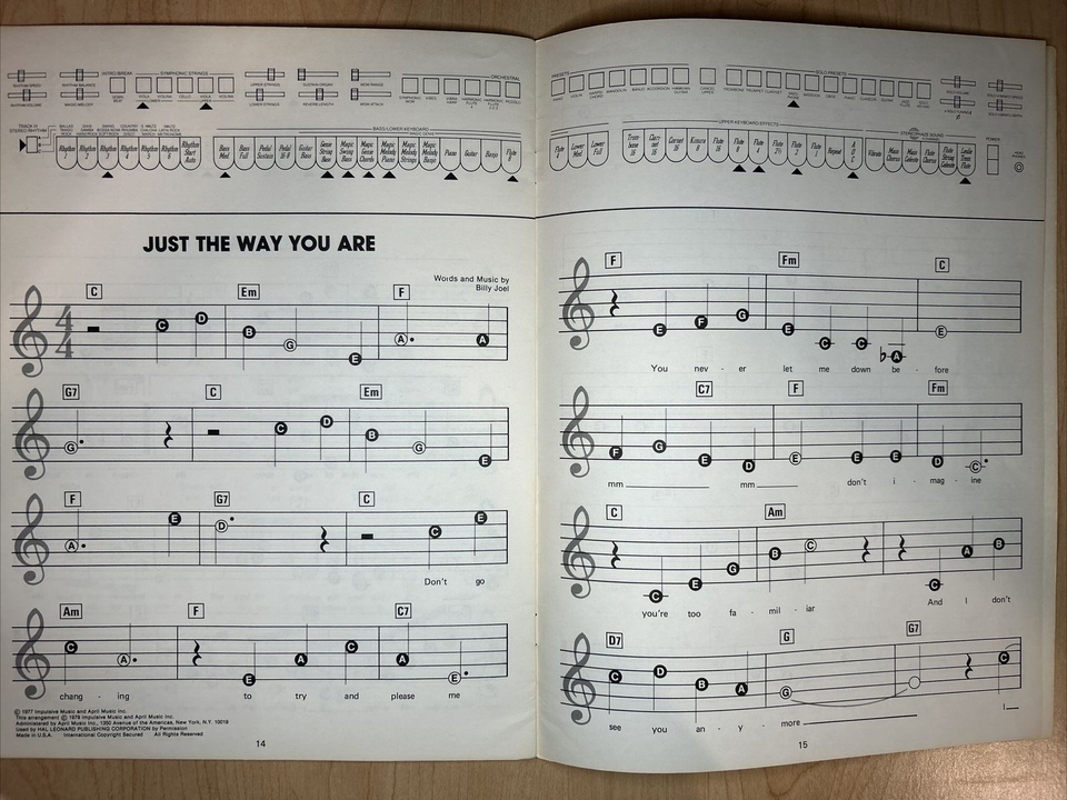Lowrey Holiday Magic Organ Sheet Music 1979 | eBay