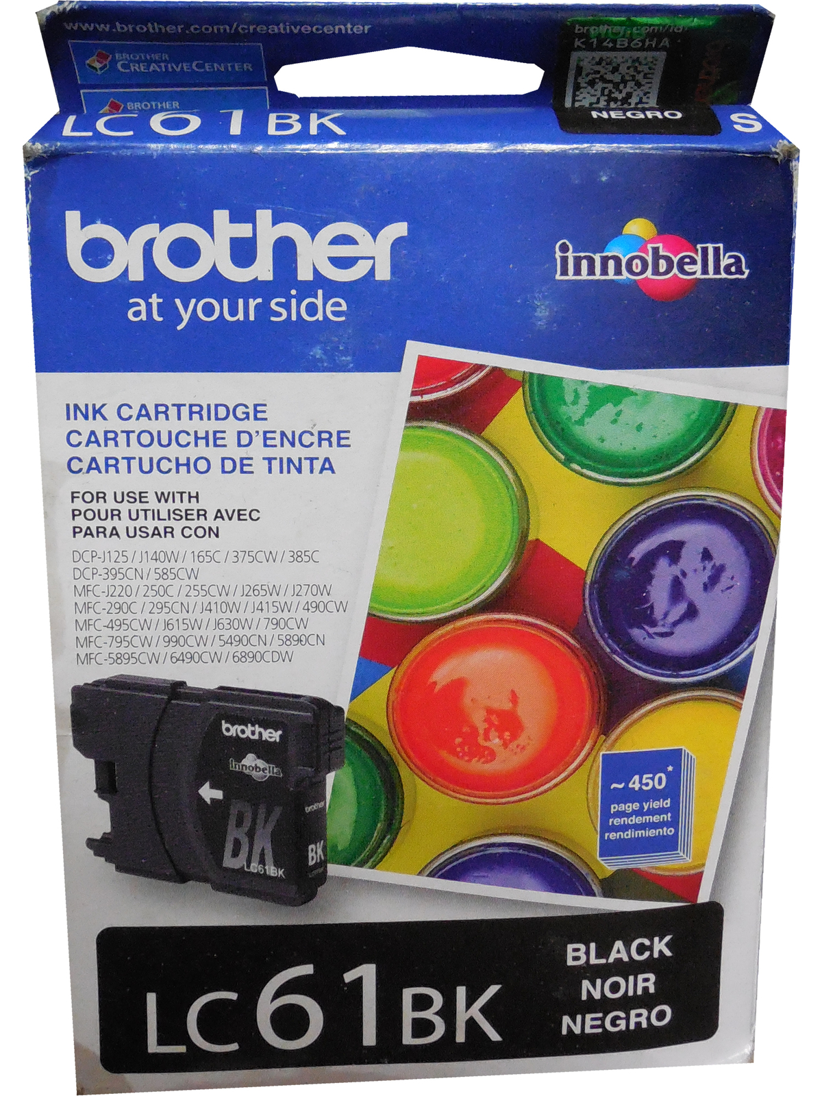 BROTHER LC-61BK Black Ink 450p * 12502620938 | eBay