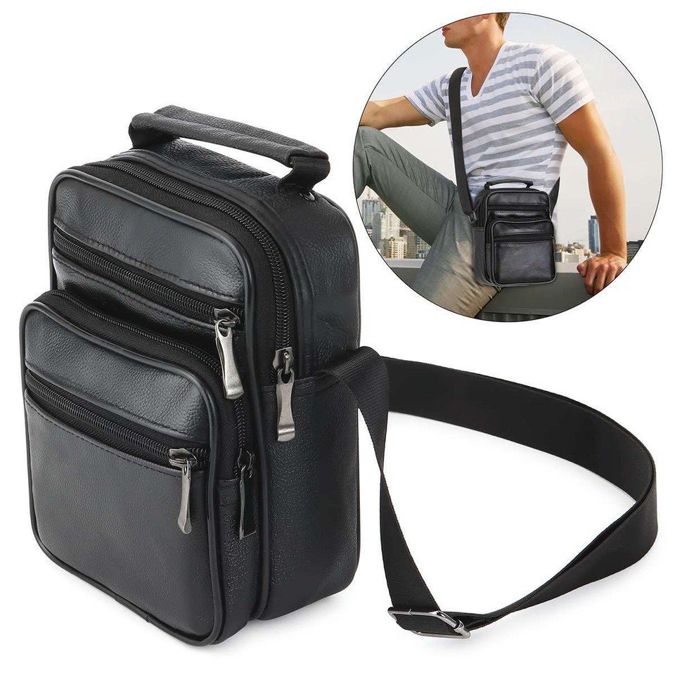 Genuine Leather Handbag for Men Sling Bags Small Shoulder Bag Crossbody ...