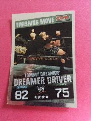 Tommy Dreamer Dreamer Driver Finishing Move Cartes Catch Slam Attax ...