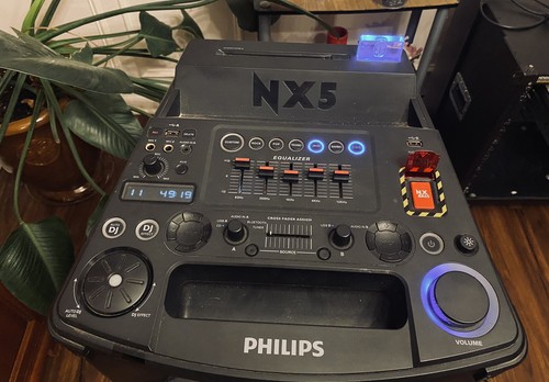 Philips NX5 Blue Tooth Speaker / CD/ Radio DJ Effect/ multi-colors | eBay