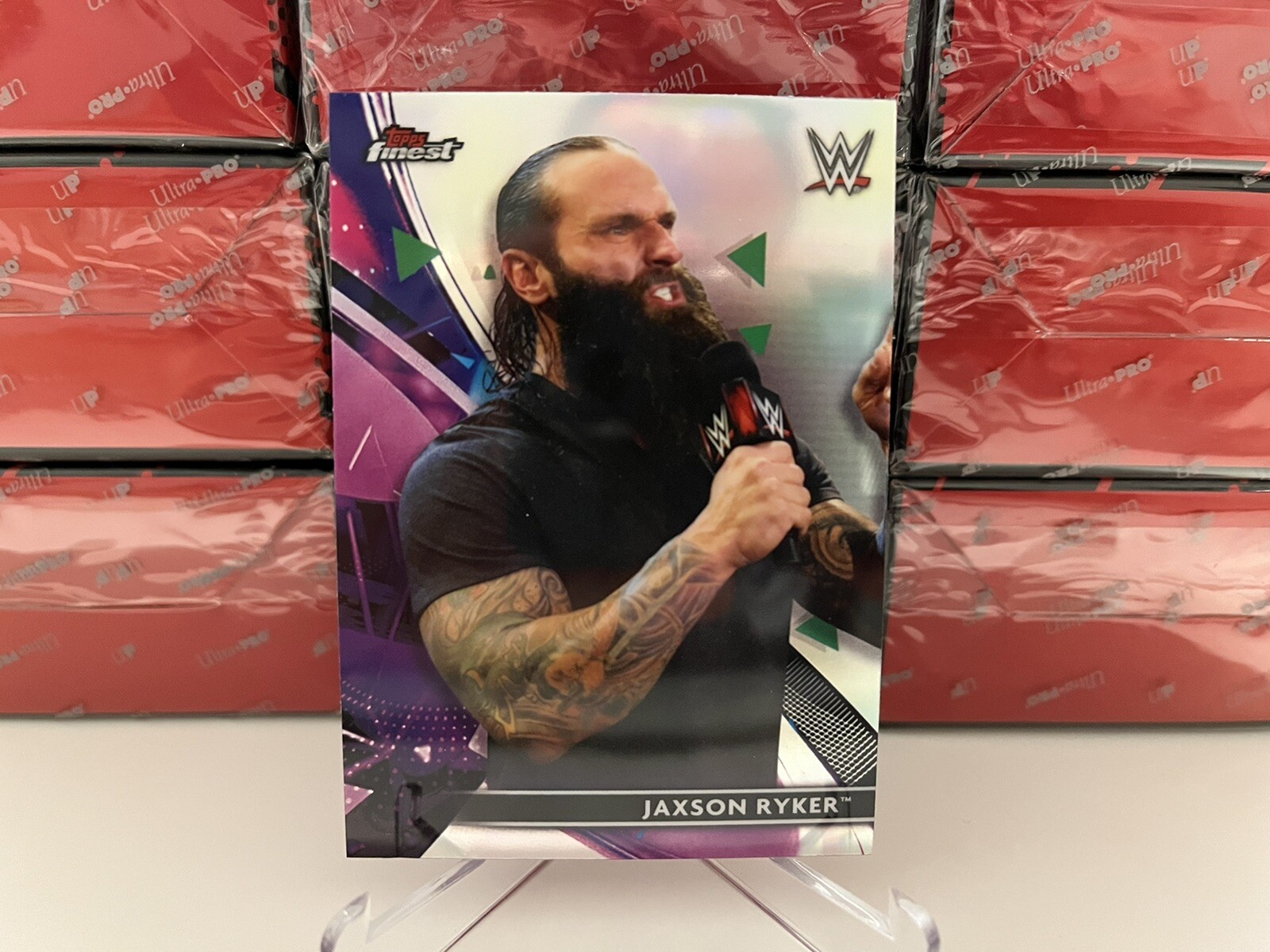 2021 WWE Topps Finest Jaxson Ryker #14 Refractor Parallel Insert Card ...