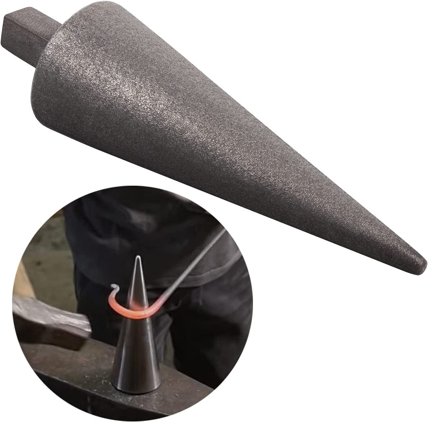 Blacksmith Anvil Mandrel Metal Forming Cone 1" Hardy Blacksmith Forge ...