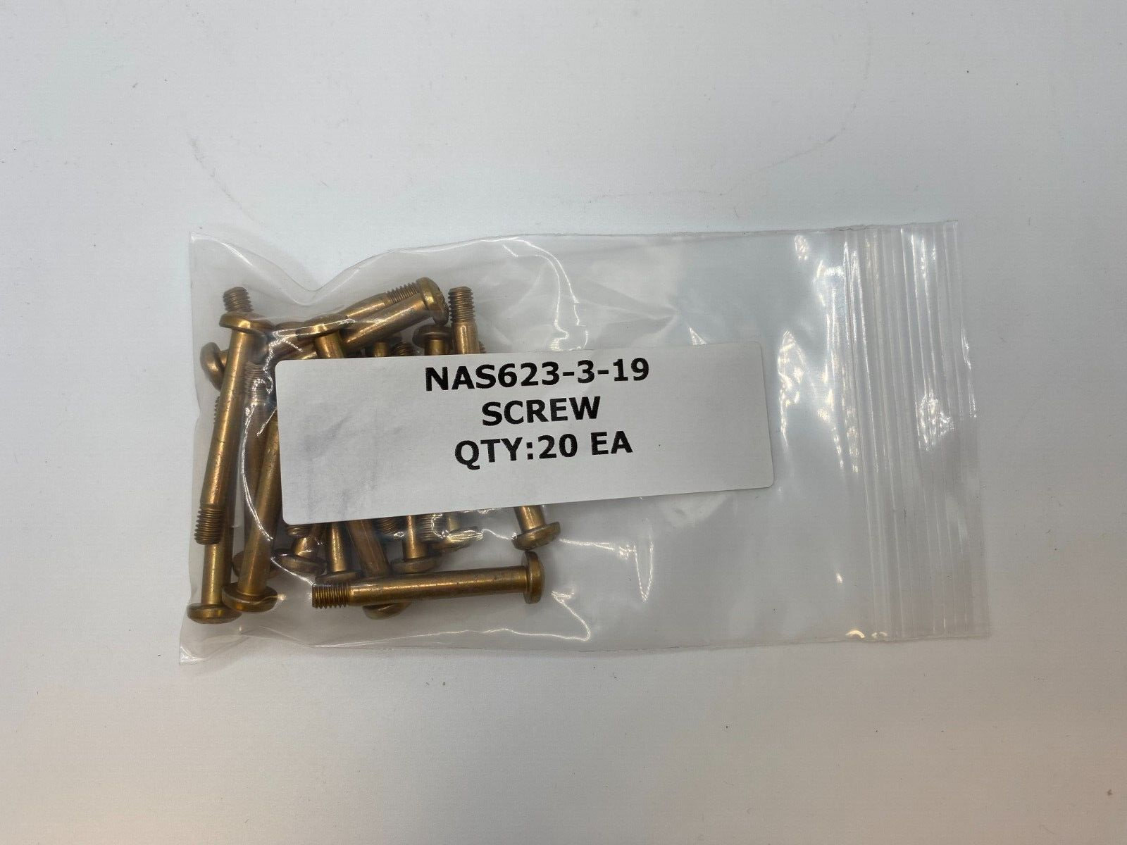 Aircraft Screws 20each P/N NAS623-3-19 New | eBay