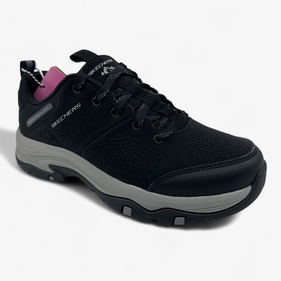 Skechers Trego Trail Destiny Black Charcoal Womens Wide Athletic ...