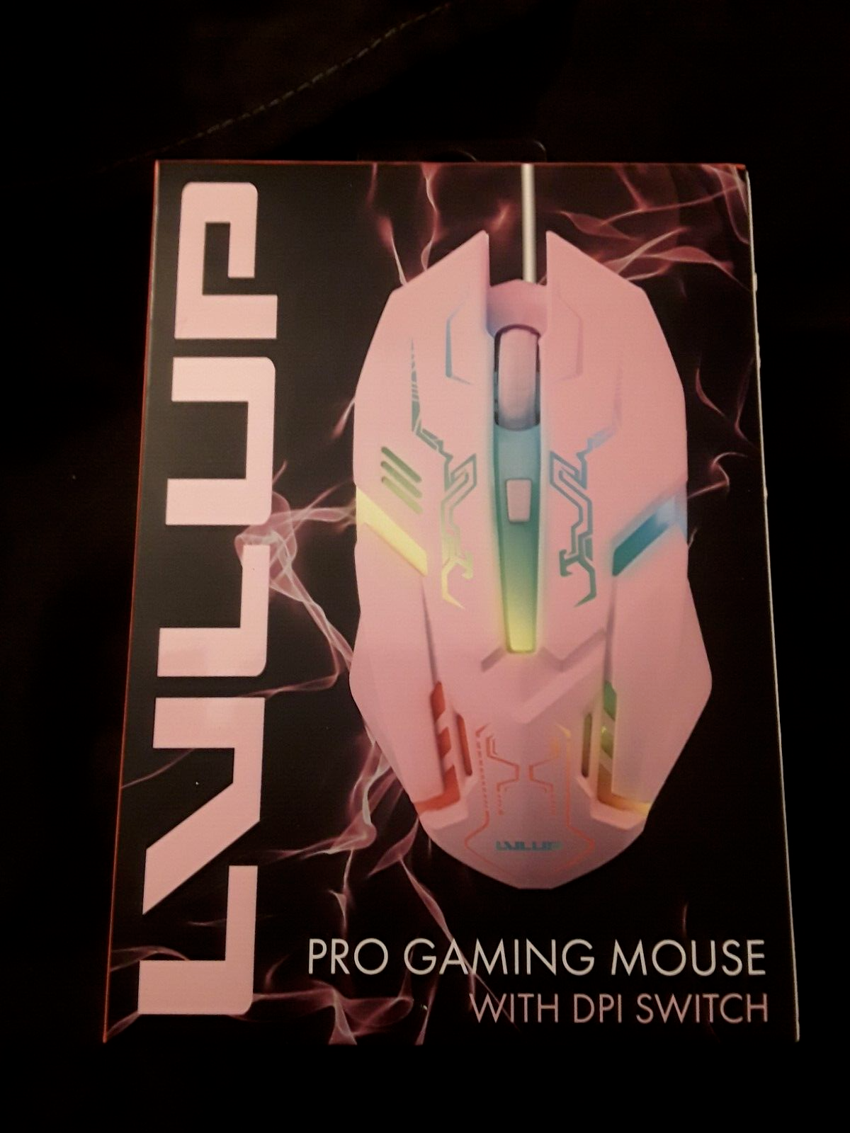 LVLUP - Pink Pro Gaming Mouse with DPI Switch - RGB Backlight - Vivitar ...
