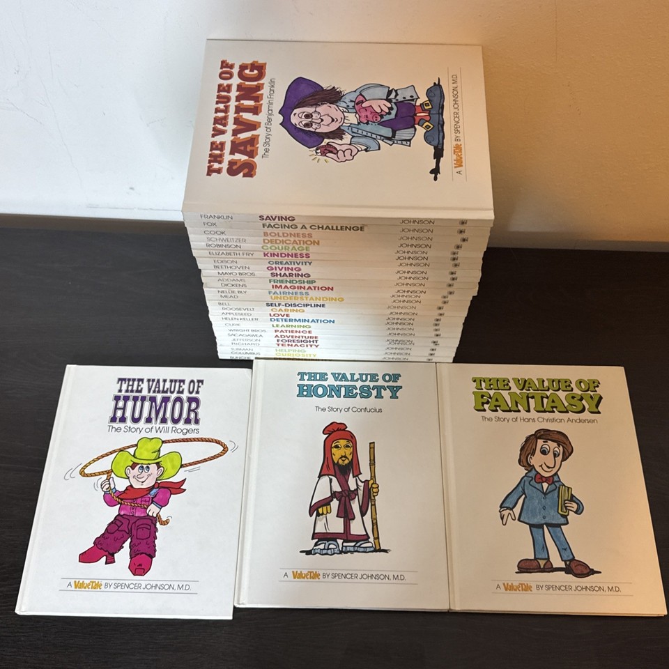 Value Tales Lot 28 Value Tale Tales Teacher Home School Character 1970 ...