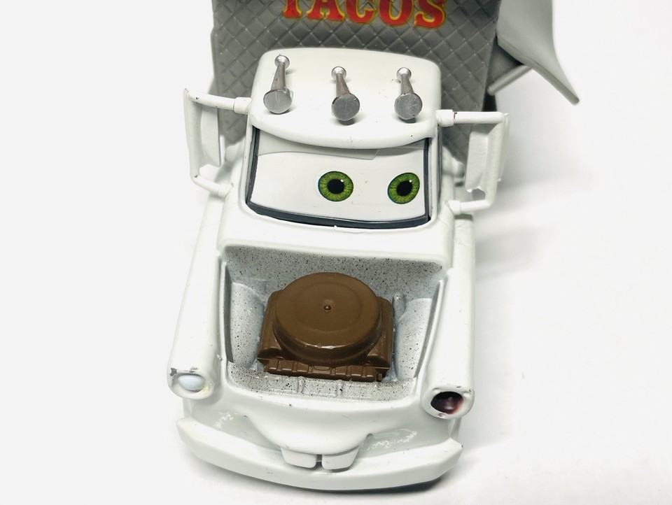 Disney Store Pixar Cars 2 Taco Truck Mater 1:43 Metal Diecast Maters ...