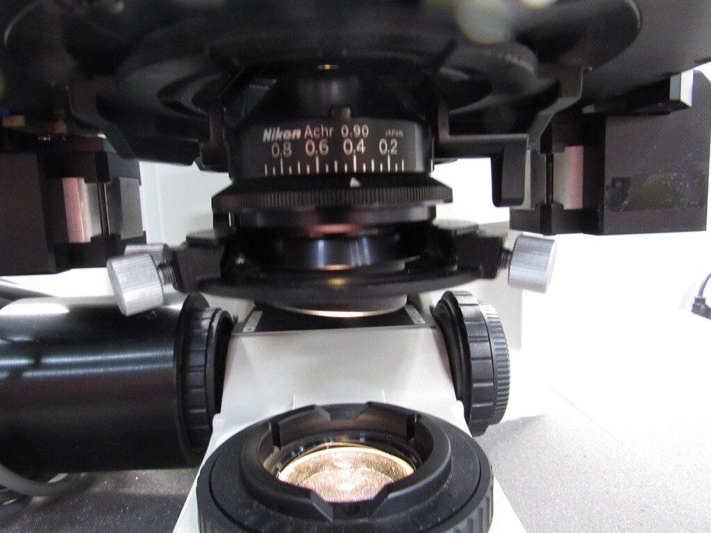 NIKON Eclipse E600 Flourescence Microscope 120V 2.4A W/ Power Supply & Accs | eBay