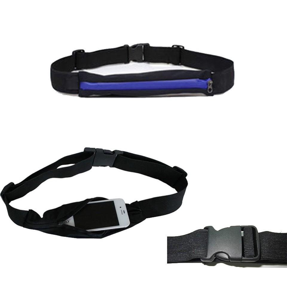 Men Women Runner Belt Pouch Cell Phone Holder Adjustable Sport Travel ...